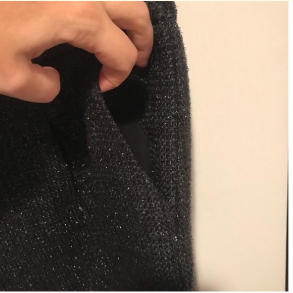 Ann Taylor | Skirts | Black Shimmery Tweed Mini | Poshmark